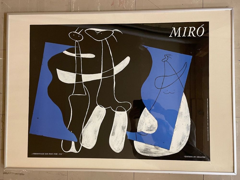 Miro - 3 Peronnages sur fond noir, 1934 (Gebraucht) in Bern für CHF 1 ...