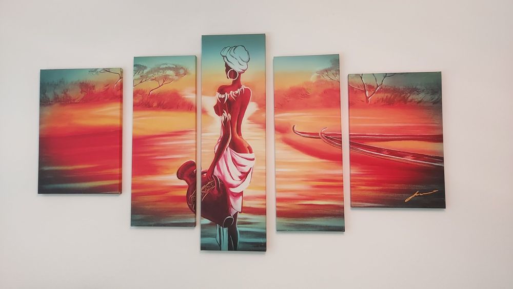 5 teiliges Bild, Wanddeko | Kaufen auf Ricardo