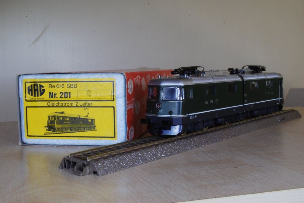 HAG Nr. 201 SBB / CFF Re 6/6 Prototyp 2- teilig revidiert | Kaufen auf ...