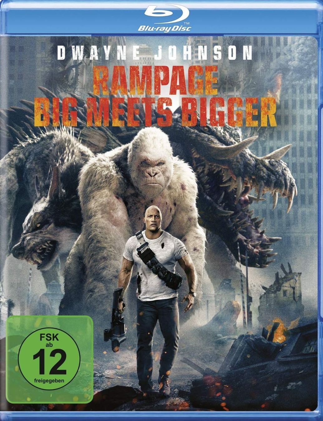 Rampage (2018) Dwayne THE ROCK Johnson/Naomie Harris/Blu-ray (Gebraucht ...