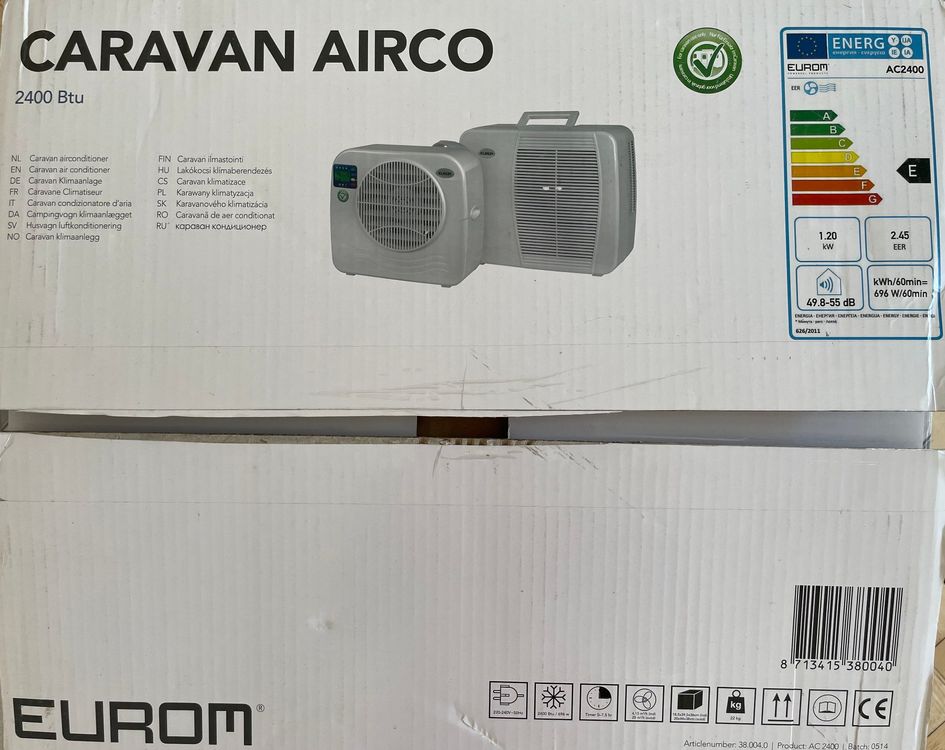 Top Split Klimaanlage EUROM 2400 für Caravan oder zuhause | Kaufen auf ...