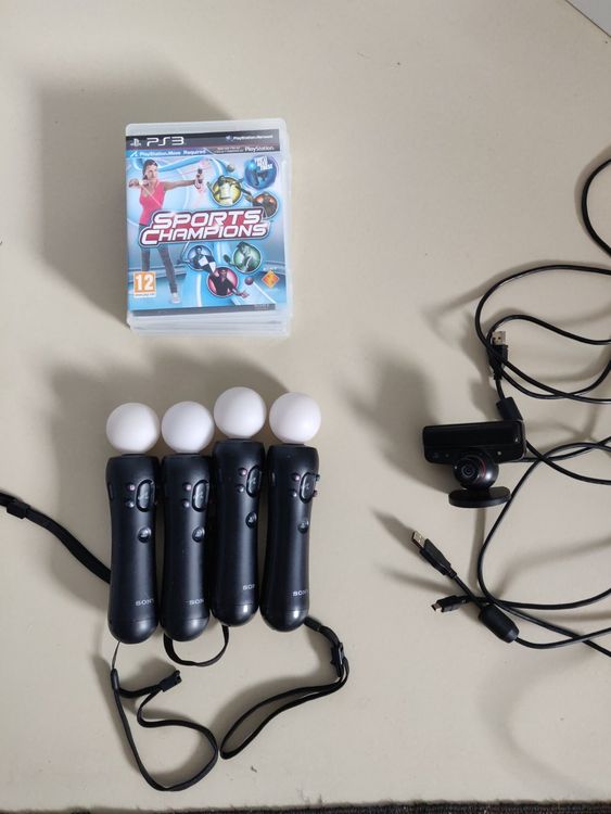 Playstation 3 Move Kontroller mit Kamera inkl. 4 Spiele | Kaufen auf ...