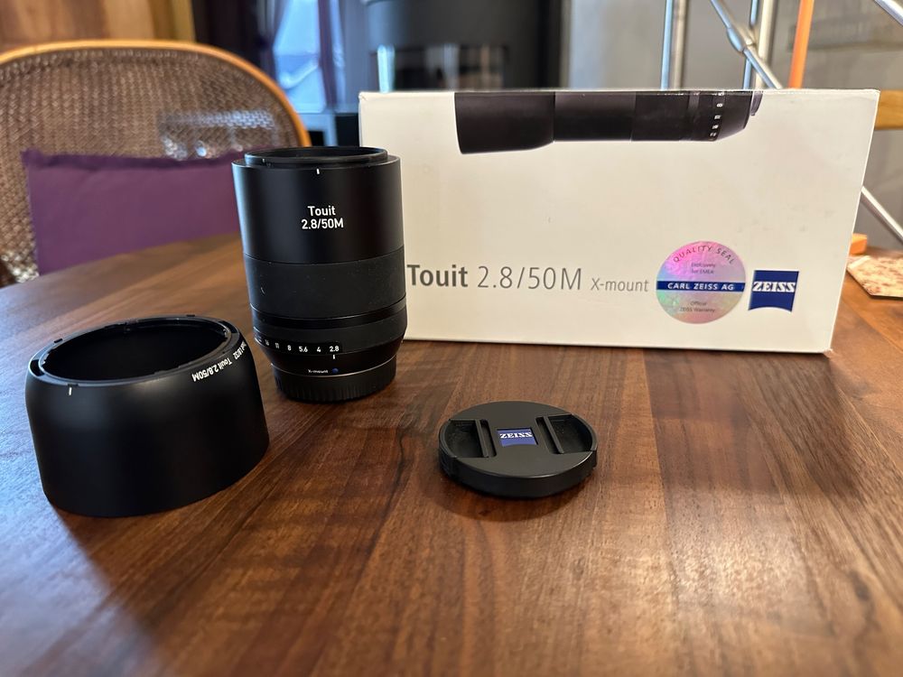 Zeiss Touit 50mm f2.8 Fuji Fujifilm Autofokus Portrait Makro (Gebraucht ...