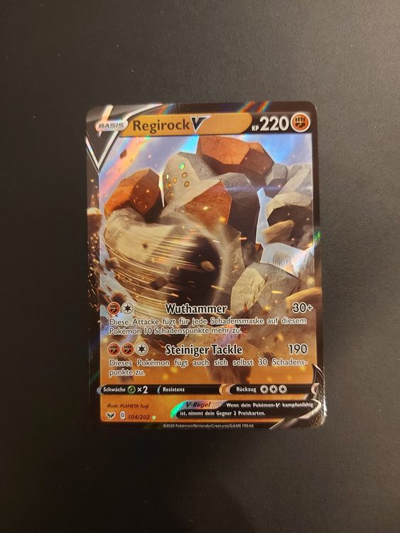 Regirock V #104 Sword and Shield DE (Usato) a Biasca per CHF 2 – con ...