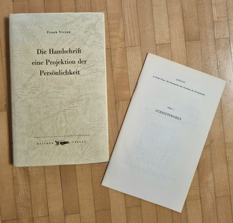 Frank Victor - Die Handschrift/Projektion der Persönlichkeit (Gebraucht ...