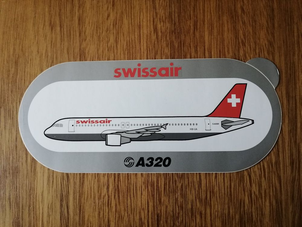 Swissair Airbus A320 Sticker / AufKleber | Kaufen auf Ricardo