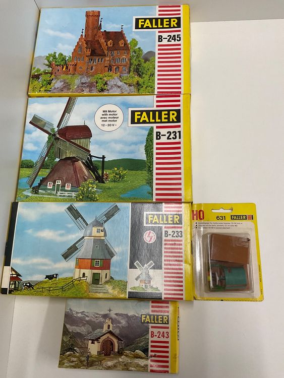 Faller Bausätze Konvolut B245, B231, B233, B243 und 631 OVP (Neu ...