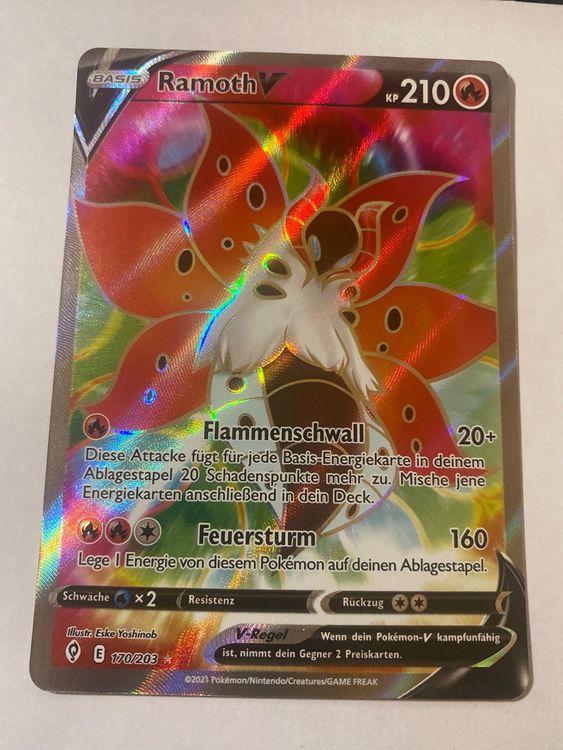 Pokemonkarte Ramoth V Fullart (Neu (gemäss Beschreibung)) in Neuhausen für CHF 12 – mit ...