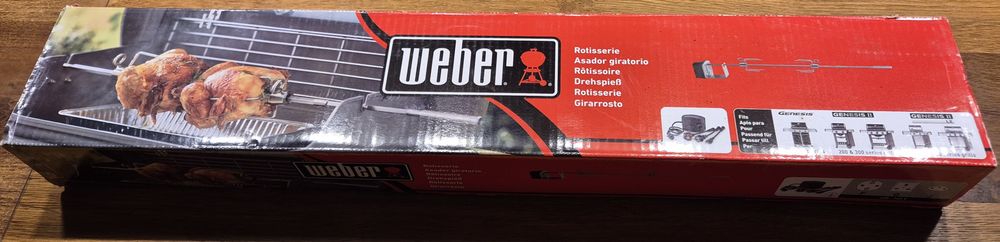 Weber Drehspiess für Genesis II 200/300 Serie (Neu und originalverpackt ...