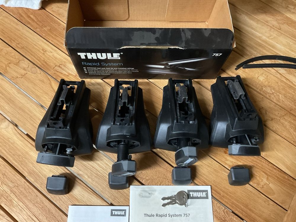 THULE Rapid System 757 Dachträgerfüsse abschliessbar (Gebraucht) in ...