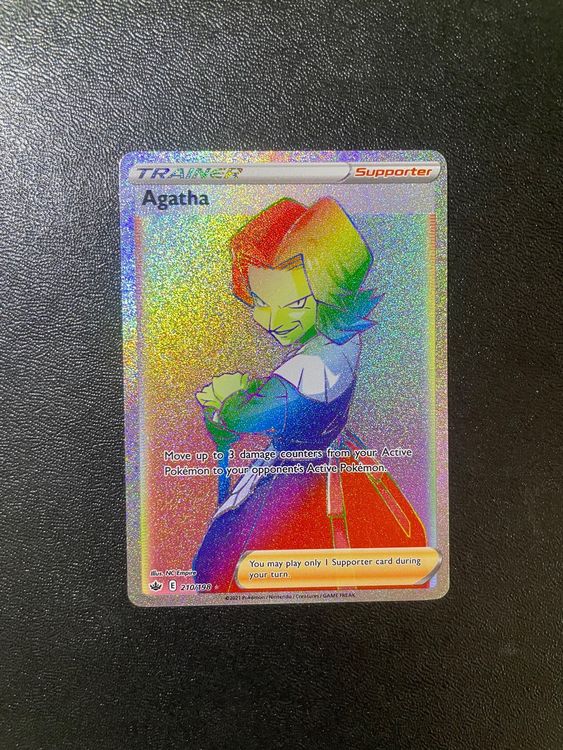 Pokemon Agatha, (210/198) Rainbow | Kaufen auf Ricardo
