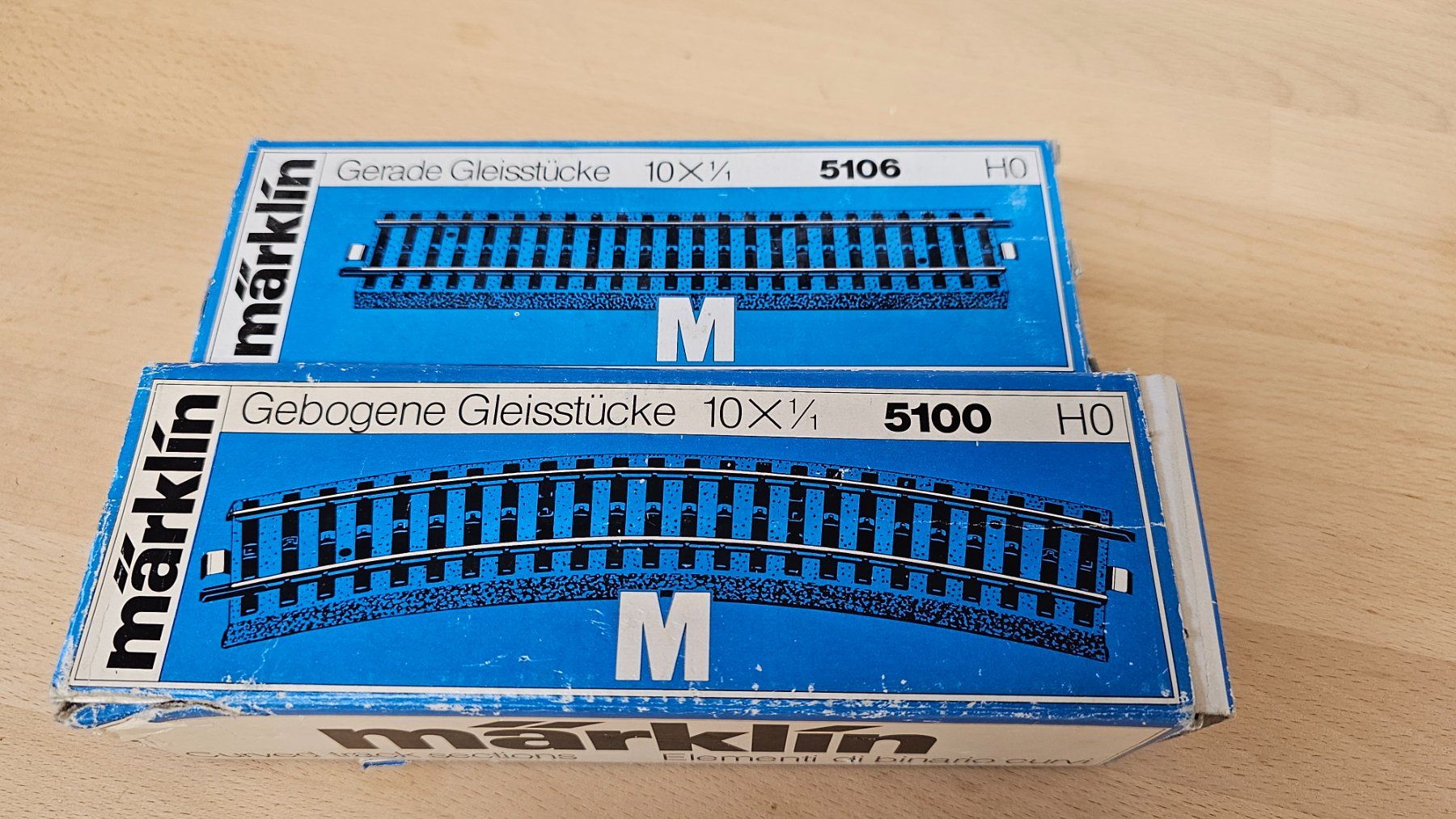 Märklin M-Gleis 5100 + 5106 je 10 Stk. (Gebraucht) in Matten für CHF 2 ...