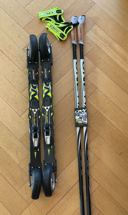 Rollski skating und stöcke neuwertig (Neu (gemäss Beschreibung)) in ...