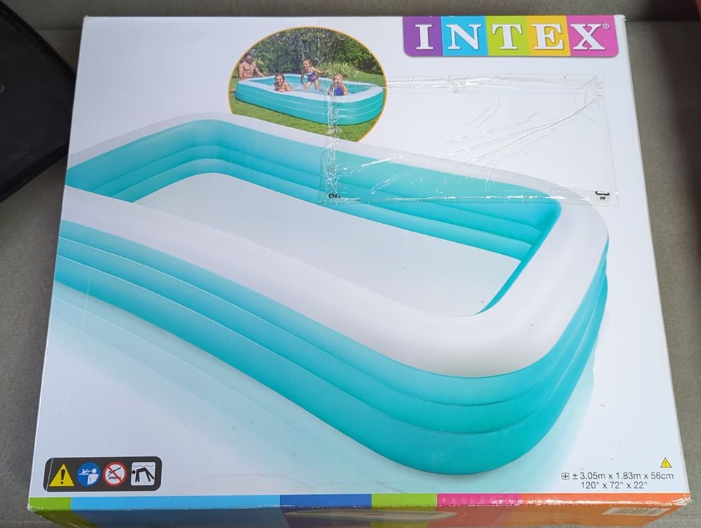 Schwimmpool / -bad Intex Pool 3.05m x 1.83m x 56cm (Neu (gemäss ...