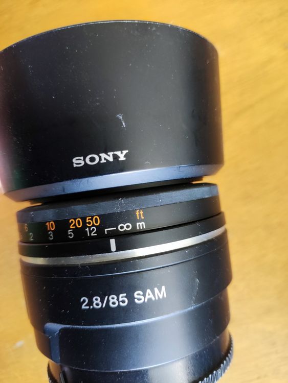 Sony SAM 1:2.8/85mm für Minolta AF (Gebraucht) in Tafers für CHF 43 ...