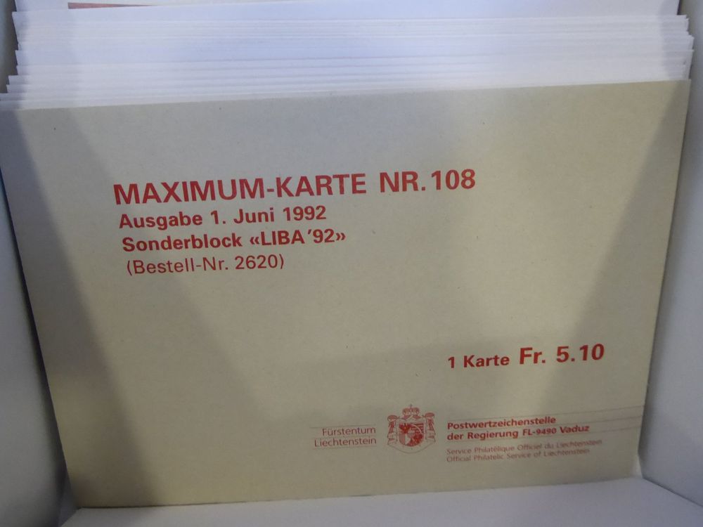 Interessante Sammlung Liechtenstein mit viel Inhalt (Gebraucht) in Rothrist für CHF 23 – mit ...