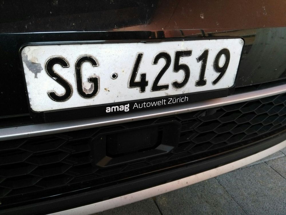 SG 42519 Kontrollschild Autonummer (Gebraucht) in Romanshorn für CHF 450 – nur Abholung auf ...