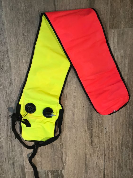 Tauch-Boje SMB Marker - AP Diving grosse Boje mit Ventil (Gebraucht) in ...