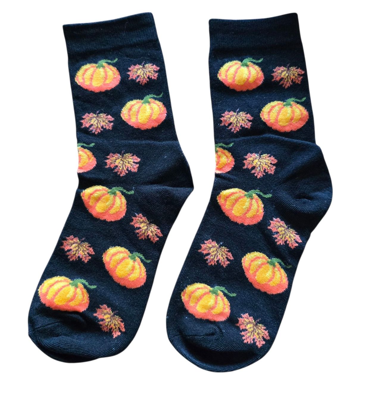 Socken Kürbis/Ahorn/Herbst/Helloween/Pumpkin/Autumn (Neu und ...