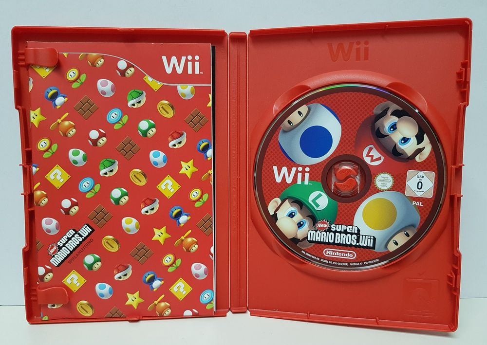 Wii New Super Mario Bros. Marios Abenteuer einfach Spass (Gebraucht) in ...