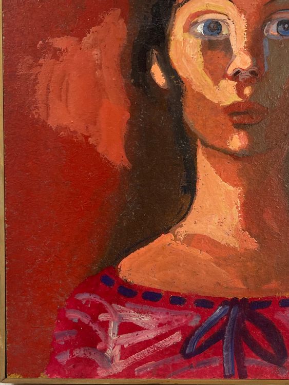 Potrait Gemälde von einer Dame (Gebraucht) in Root für CHF 15 – mit Lieferung auf Ricardo kaufen