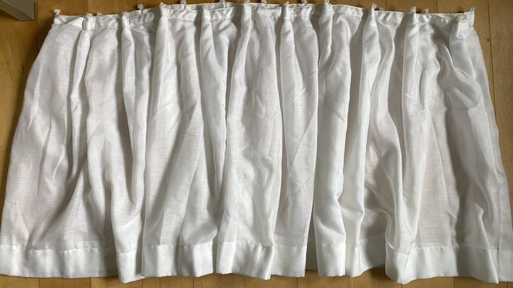 VORHANG Fenster-Volant weiss - B 170 x H 52 cm (Gebraucht) in Hünenberg ...