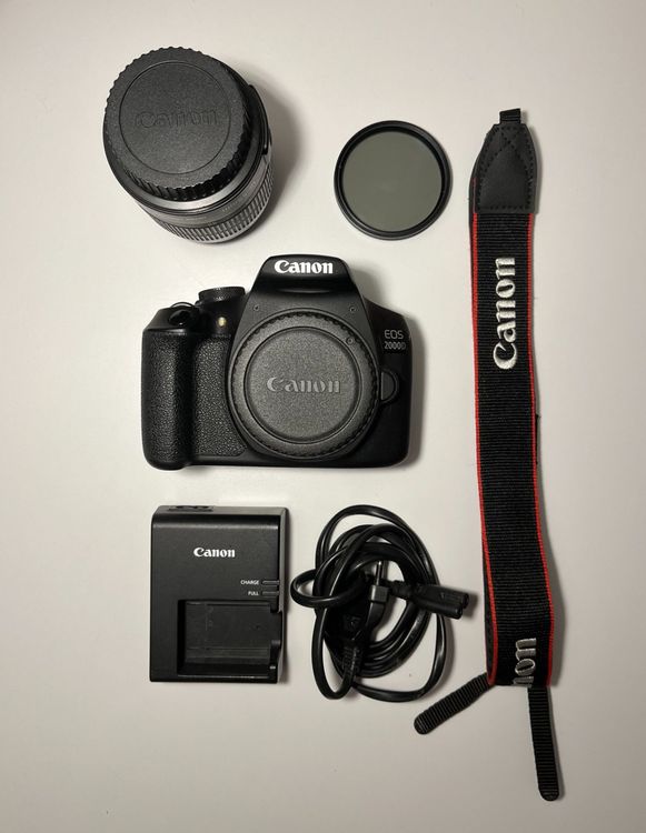 Canon EOS 2000D + EF-S 18-55 IS II Lens (Gebraucht) in für CHF 250 ...