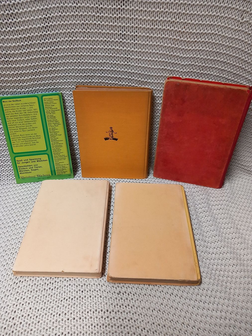 Johanna Spyri 5 antike Bücher, Heidi, Moni, Wildenstein (Gebraucht) in ...