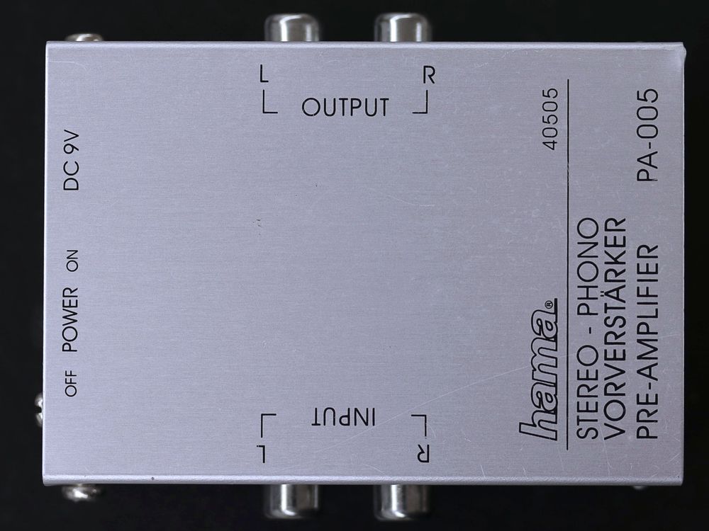 Hama Stereo-Phono Vorverstärker PA-005 | Kaufen auf Ricardo