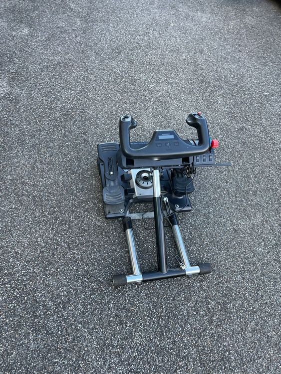 Saitek Flight simulator yoke, throttles, rudder and stand (Gebraucht ...