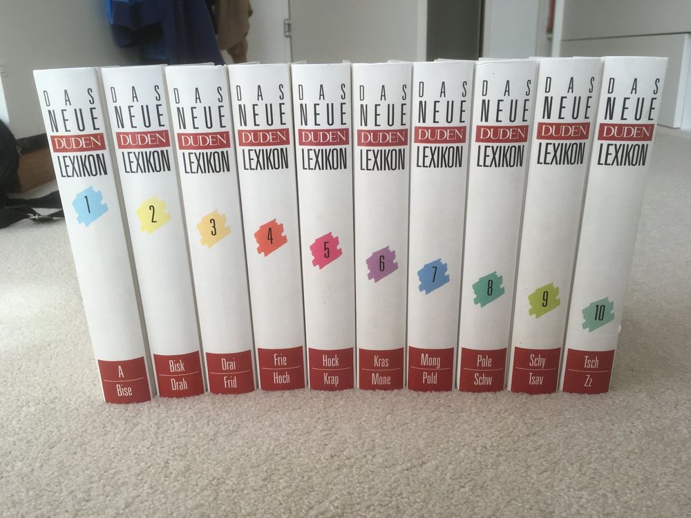 Das neue Duden Lexikon – 10 Bände (Gebraucht) in Grenchen für CHF 17 ...