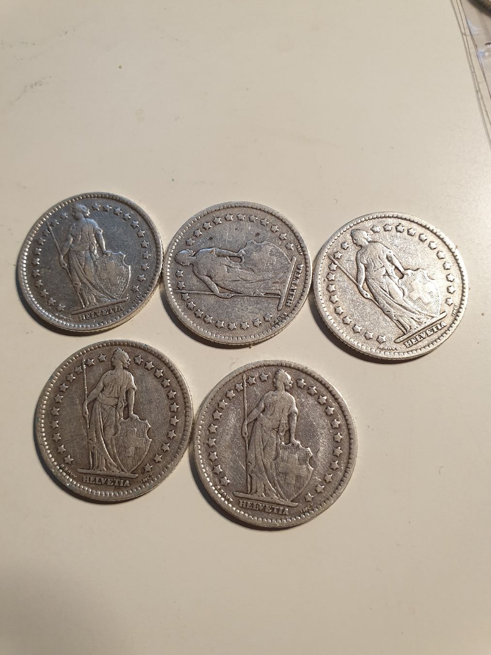 5 stk 1 Fränkler von 1911-14 u 16 (Gebraucht) in Würenlos für CHF 34.9 ...