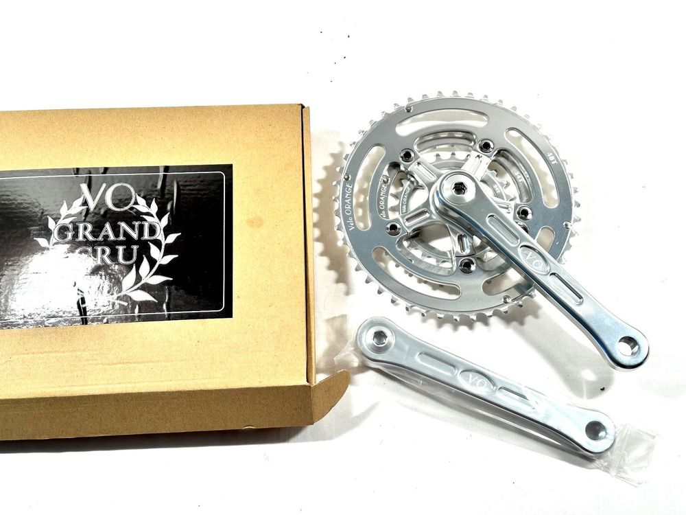 VELO ORANGE GRAND CRU 110 FLUTED TRIPLE KURBEL 170mm NEU (Neu und ...