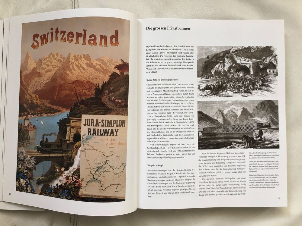 Buch Bahn Saga Schweiz, 150 Jahre Schweizer Bahnen (Gebraucht) in Nunningen für CHF 10 – mit ...