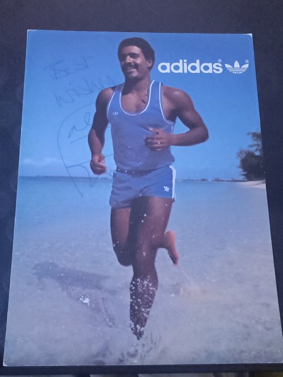 Daley Thompson - Olympia Gold - handsignierte A5 Karte (Gebraucht) in ...