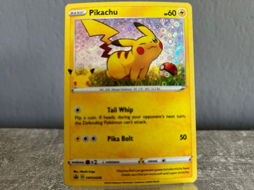 Pikachu - 25th Anniversary Card Promo (Neu (gemäss Beschreibung)) in ...