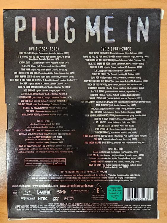 2 DVDs - AC/DC – Plug Me In (Gebraucht) in Biberist für CHF 5 – mit ...