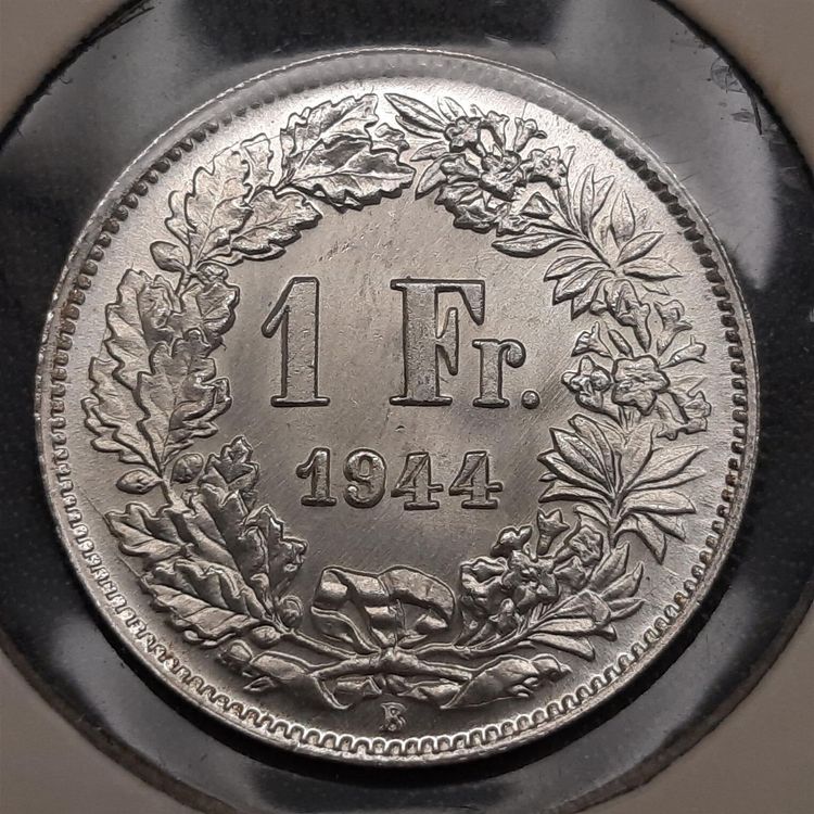 1 Franken 1944 stgl (136.2) (Neu (gemäss Beschreibung)) in Pfäffikon ZH für CHF 10 – mit ...