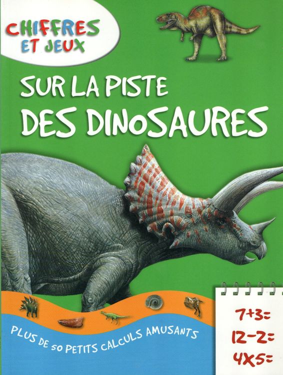 NEUF 🥰 Chiffres et Jeux sur la piste des dinosaures 🥰 (Neuf avec ...