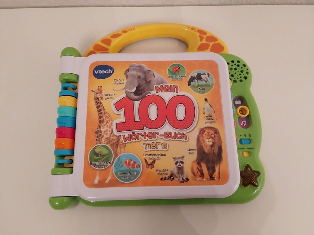 Lernspaß Mein 100-Wörter-Buch - Tiere von VTECH | Acheter sur Ricardo