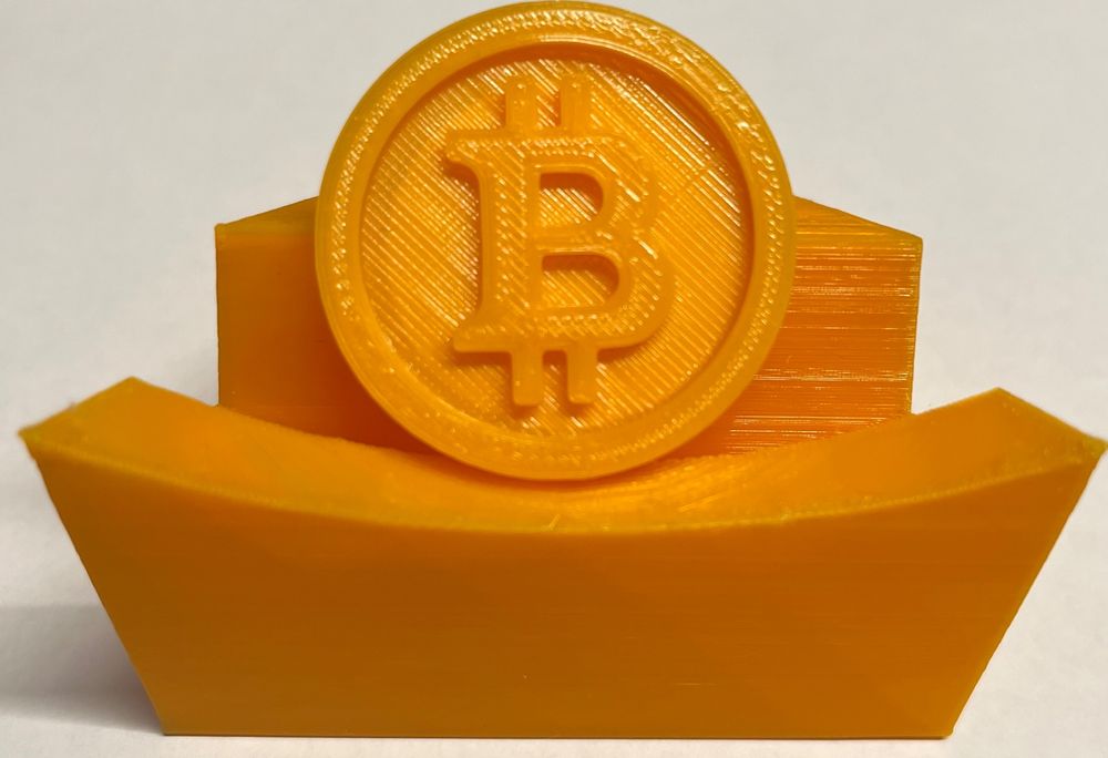 Bitcoin Münze mit integriertem NFC-Tag (Neu (gemäss Beschreibung)) in ...