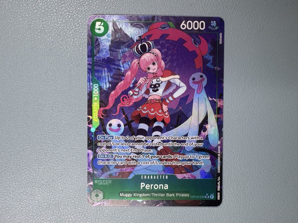 ONE PIECE TCG OP14-033 ALT ART PERONA (Neu (gemäss Beschreibung)) in ...