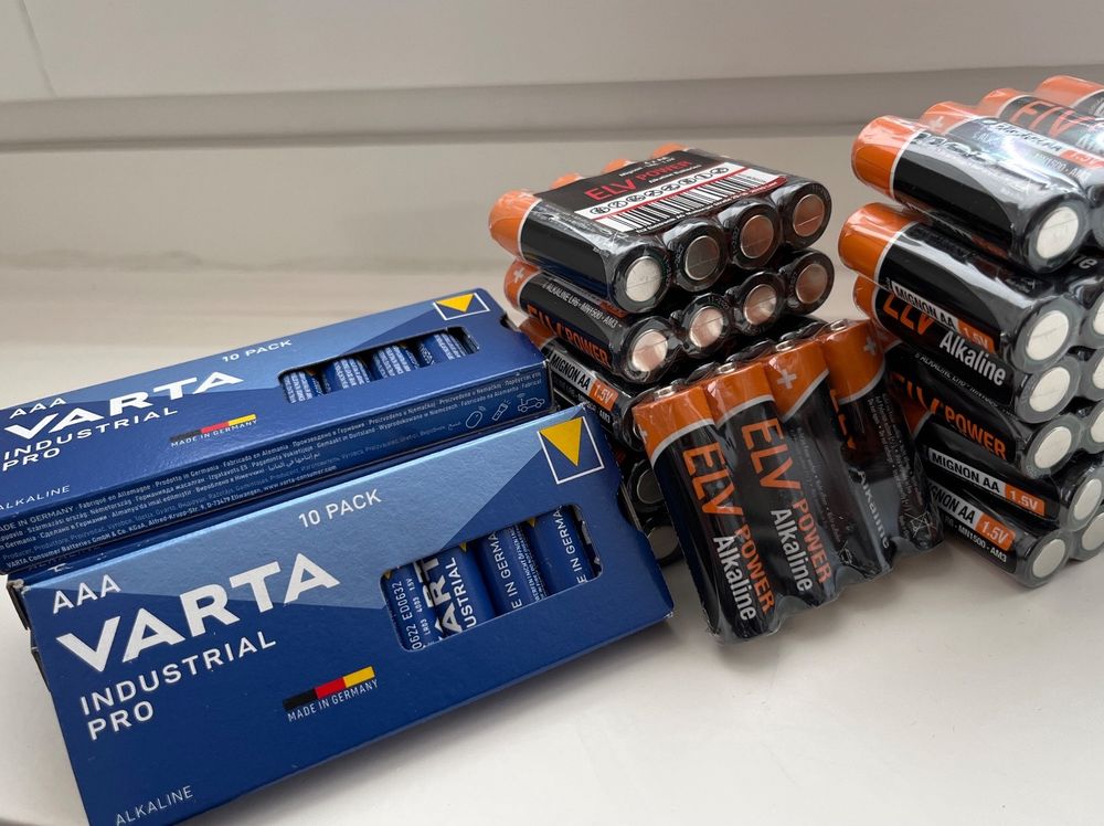 98 Batterien / Varta AAA / ELV Power AA (Neu und originalverpackt) in ...