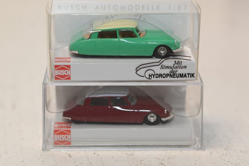 Citroen DS Busch HO 1:87 2 Stück NEU (Neu und originalverpackt) in ...