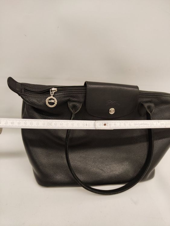 Handtasche Longchamp Original schwarz Leder | Kaufen auf Ricardo