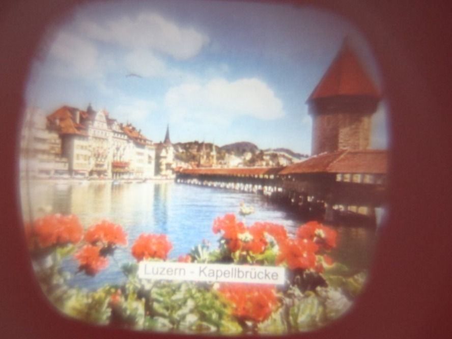 Gondel Bildbetrachter Schweizer-Städte Seilbahn Plastiskop (Neu (gemäss Beschreibung)) in ...