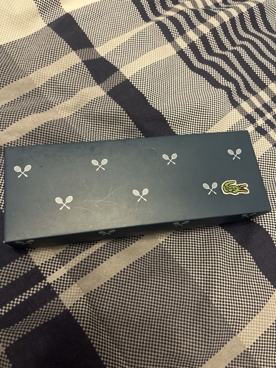 Lacoste schachtel deko box orginal tennis geschenk ovp box | Kaufen auf ...