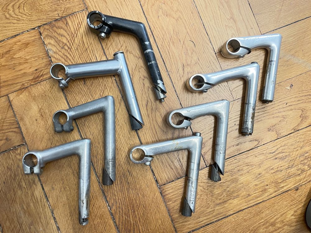 9 Vorbauten, diverse Marken und Längen, Retro (Gebraucht) in Zürich für CHF 5 – nur Abholung auf ...