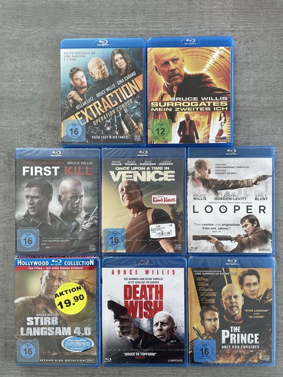 BRUCE WILLIS ACTION PAKET / BLU RAY (Neu (gemäss Beschreibung)) in Pfungen für CHF 9.5 – mit ...
