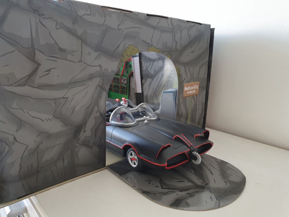 Batman batcave 5 points set 1966 deluxe box vintage batmobil | Kaufen ...